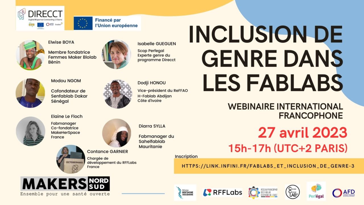 Inclusion de genre dans les Fablabs : rendez-vous jeudi ! - Réseau Bretagne Solidaire